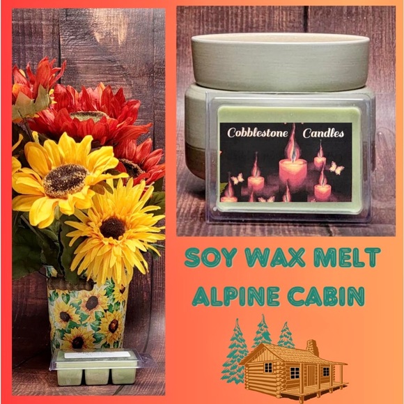 Cobblestone Candles | Accents | Alpine Cabin Soy Wax Melt Home Scent By ...